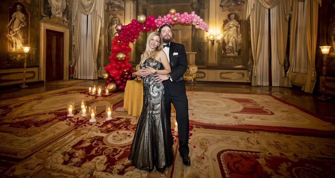 Proposta di matrimonio a Venezia in un esclusivo palazzo di lusso